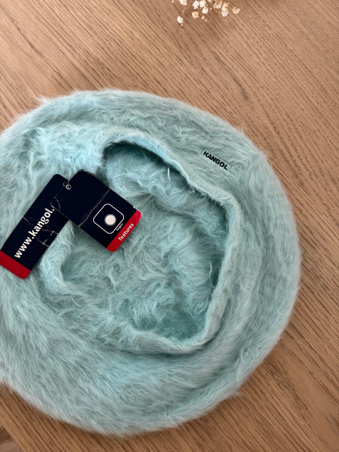 KANGOL ORIGINAL VINTAGE Beret / Angora Furgora Baby Blue Beret / Warm ...