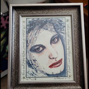Robert Smith, the Cure, Limited Edition Print, Hand Enhanced ...