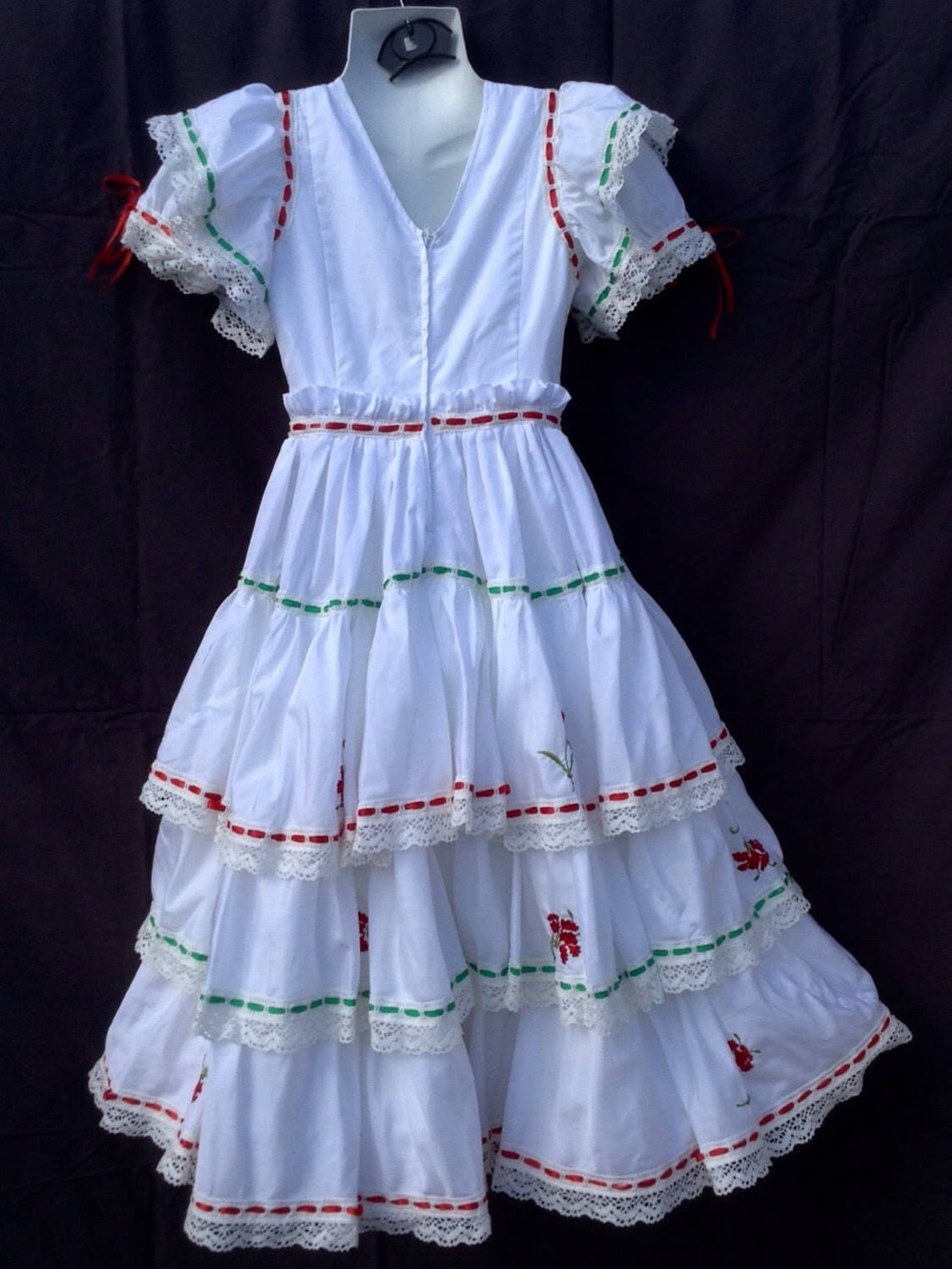 Girls' Vintage Spanish Flamenco Dress 30 Chest Pure - Etsy