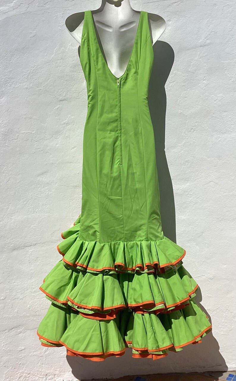 Spanish Flamenco Gypsy Dress Stunning Bright - Etsy