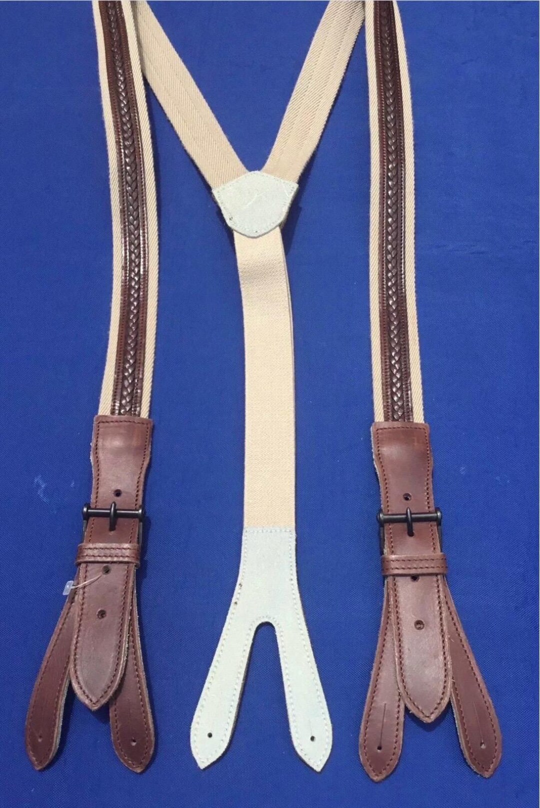 Spanish Leather Equestrian Suspenders: Vintage Flamenco Braces - Etsy
