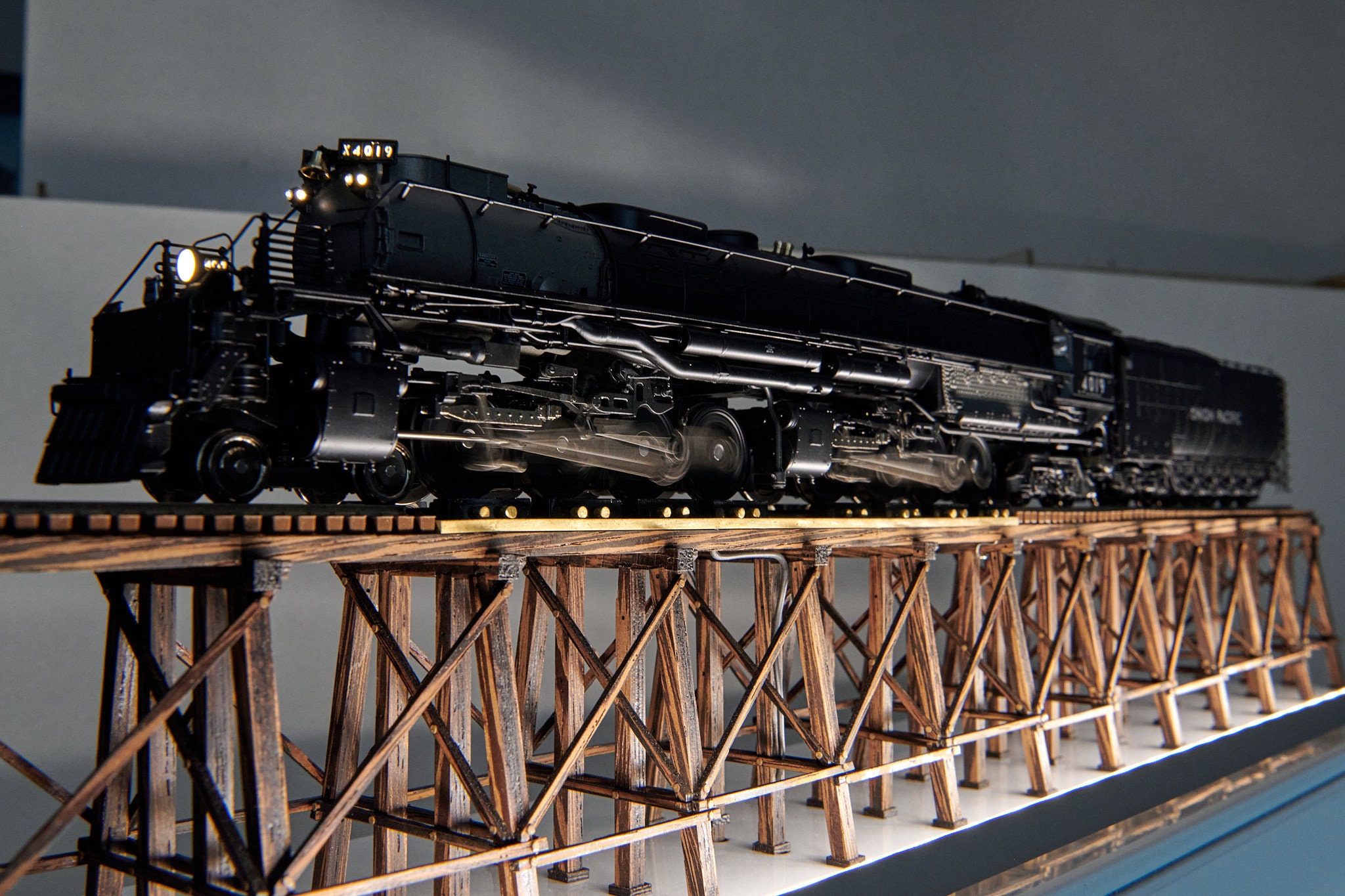 Working Model Train Display Bridge With DCC Light - Etsy