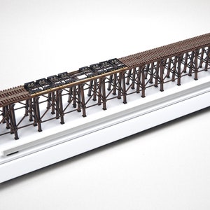 Working Model Train Display Bridge With DCC Light - Etsy