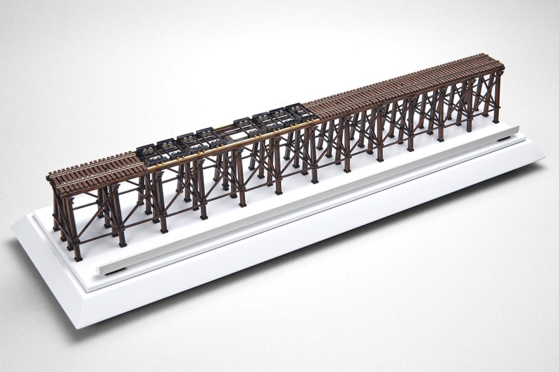 Working Model Train Display Bridge With DCC Light - Etsy