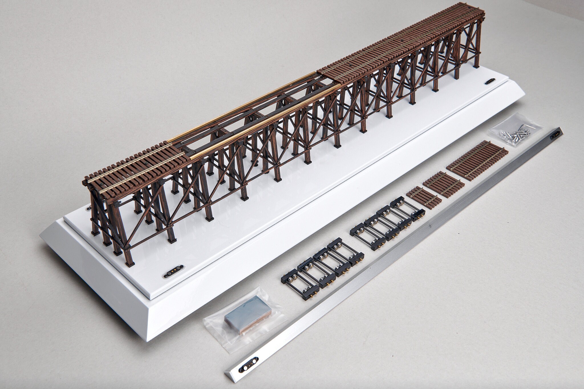 Working Model Train Display Bridge With DCC Light - Etsy