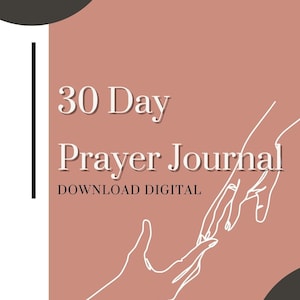 30 Day Prayer Journal, Digital Download - Etsy