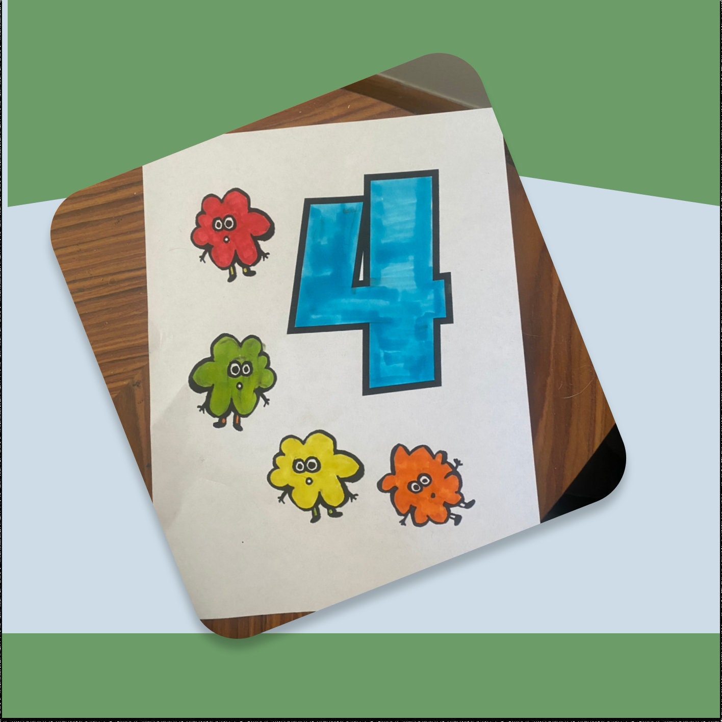 Little Monster Counting Coloring Pages Instant Download - Etsy