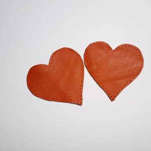 Red Heart-shaped Elbow Patches, Sew on Applique, Knee Pads - Etsy