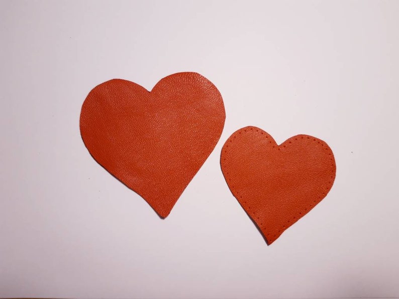 Red Heart-shaped Elbow Patches Sew on Applique Knee Pads | Etsy