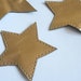 Golden Stars, Leather Star Patches, Gold Elbow Patches, 1 Set 2 Pcs ...