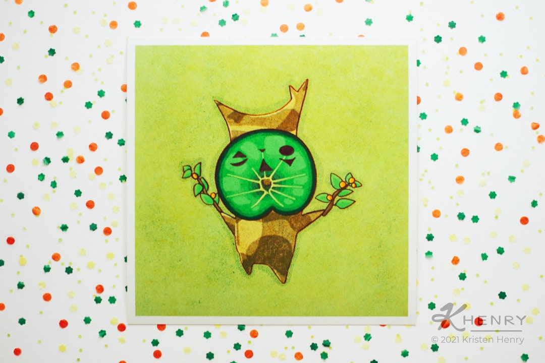 Korok Art Print: Legend of Zelda Botw Totk Fan Art (8x8 Inch) - Etsy