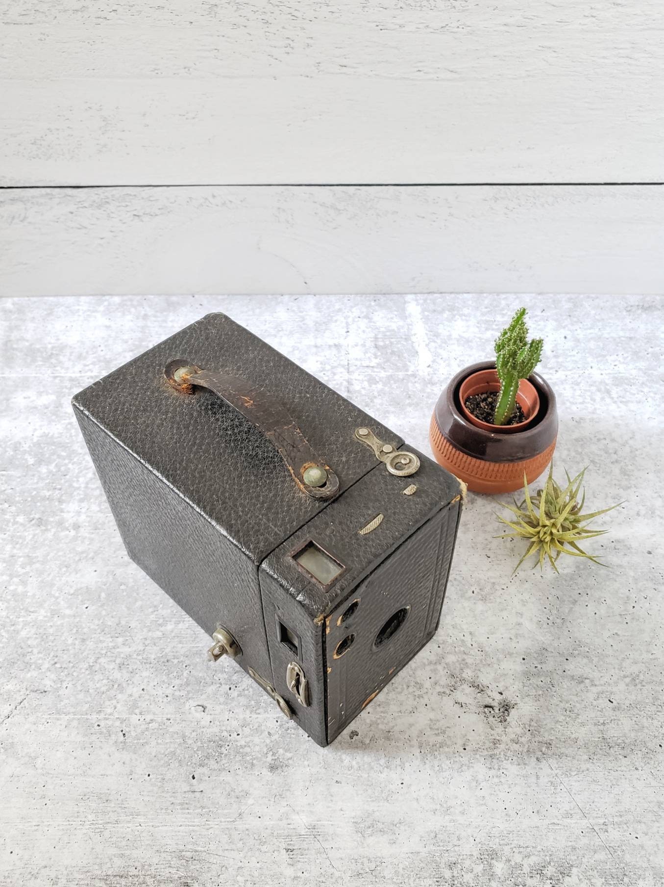 Vintage Kodak Brownie No. 2A Camera, Black Box Kodak 116 Film Brownie ...