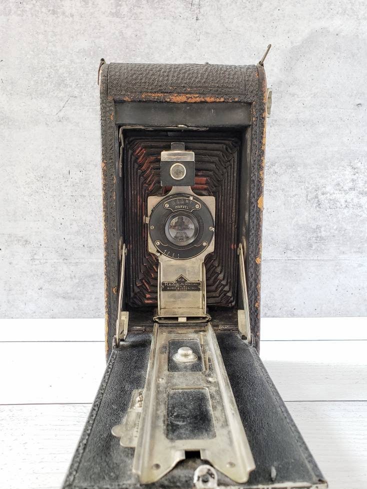 Antique Folding Camera, Burke & James Rexo Junior Special No. 3A ...