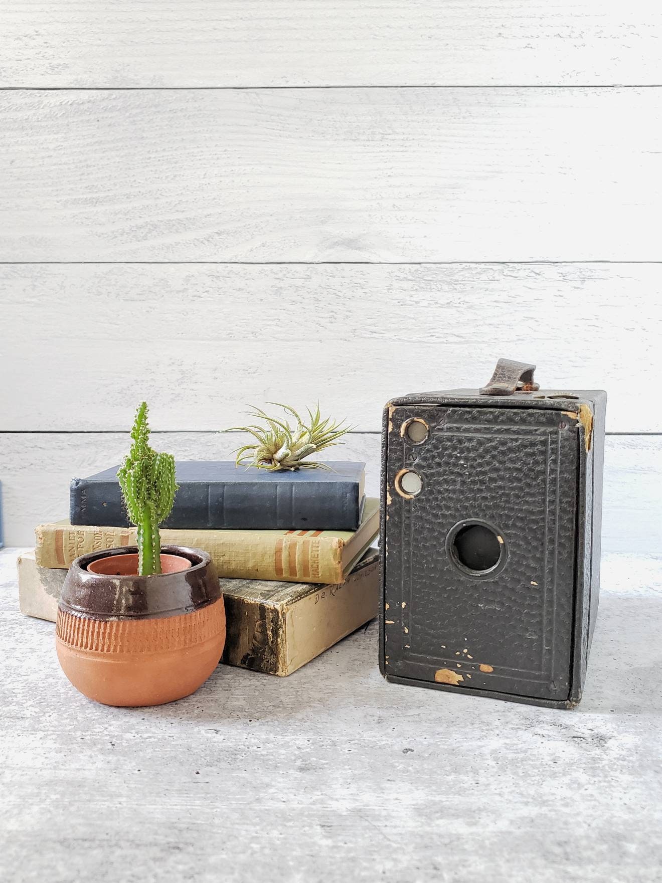 Vintage Kodak Brownie No. 2A Camera, Black Box Kodak 116 Film Brownie ...