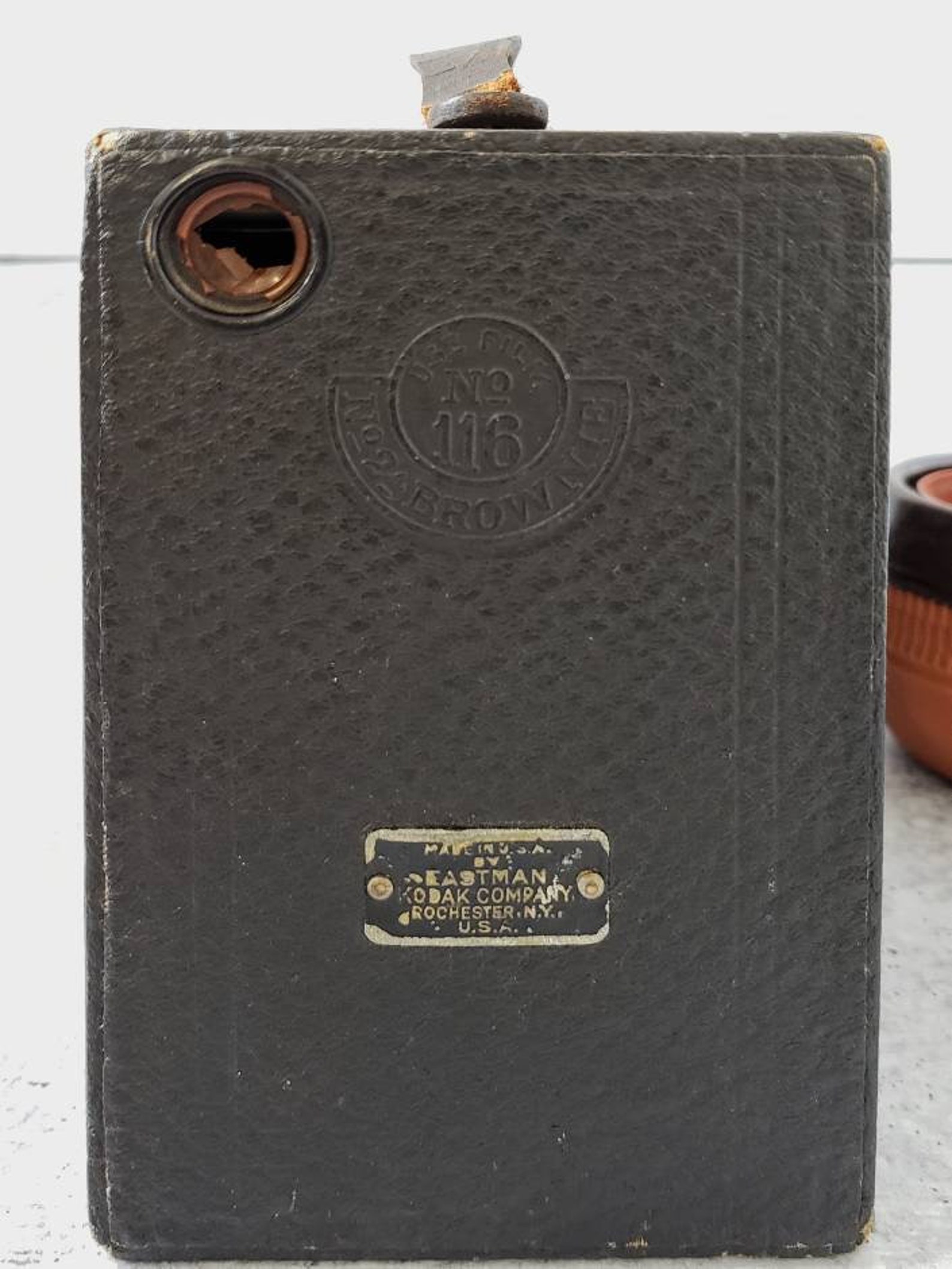 Vintage Kodak Brownie No. 2A Camera, Black Box Kodak 116 Film Brownie ...