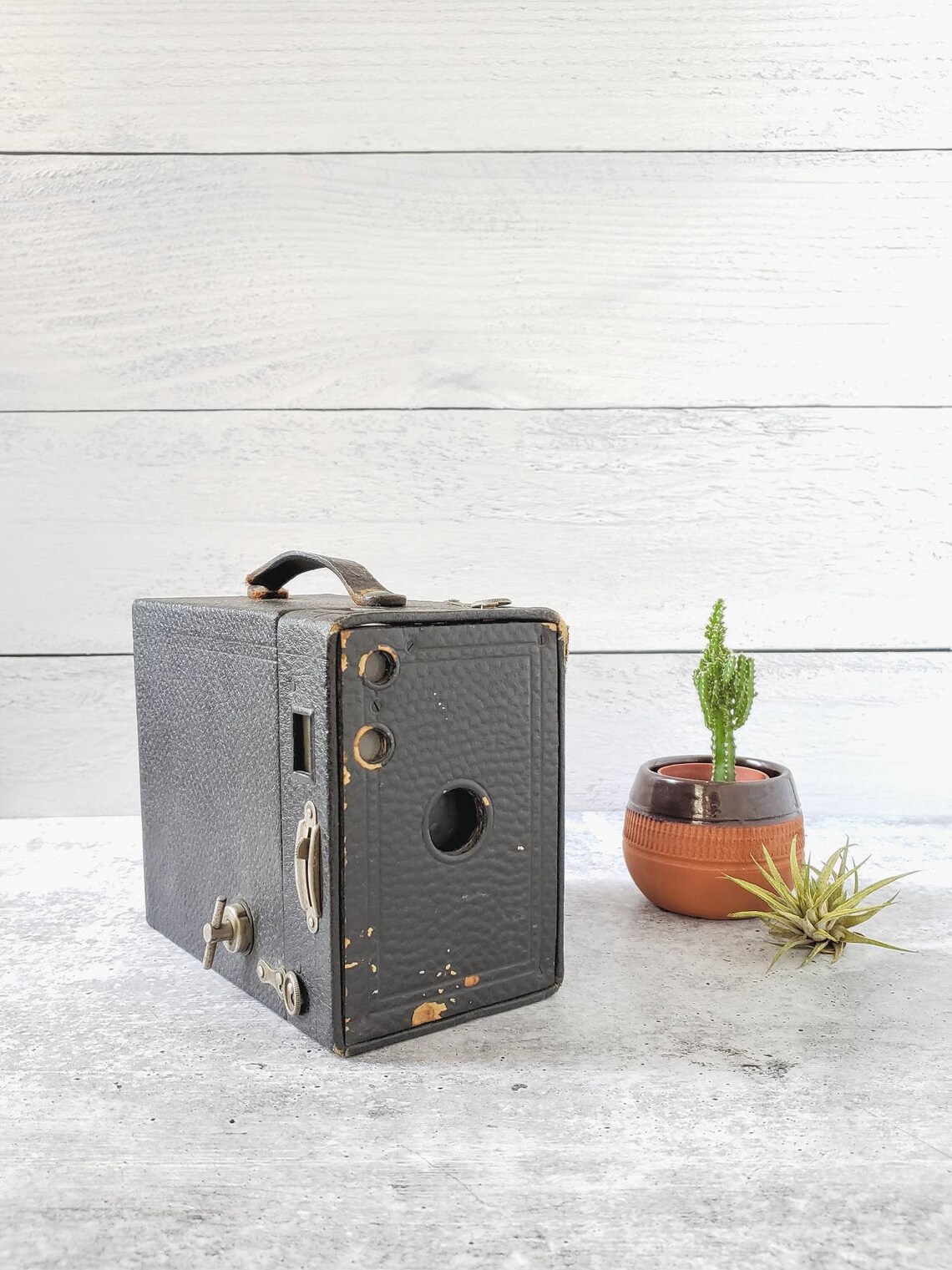 Vintage Kodak Brownie No. 2A Camera, Black Box Kodak 116 Film Brownie ...