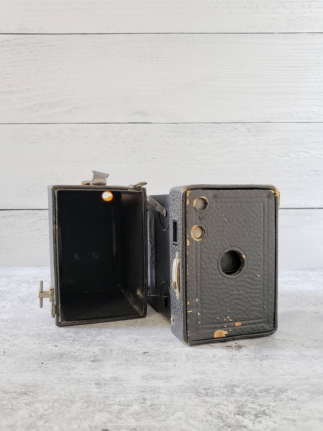 Vintage Kodak Brownie No. 2A Camera, Black Box Kodak 116 Film Brownie ...