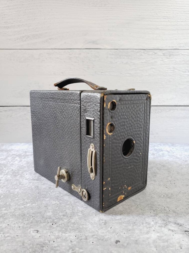 Vintage Kodak Brownie No. 2A Camera, Black Box Kodak 116 Film Brownie ...