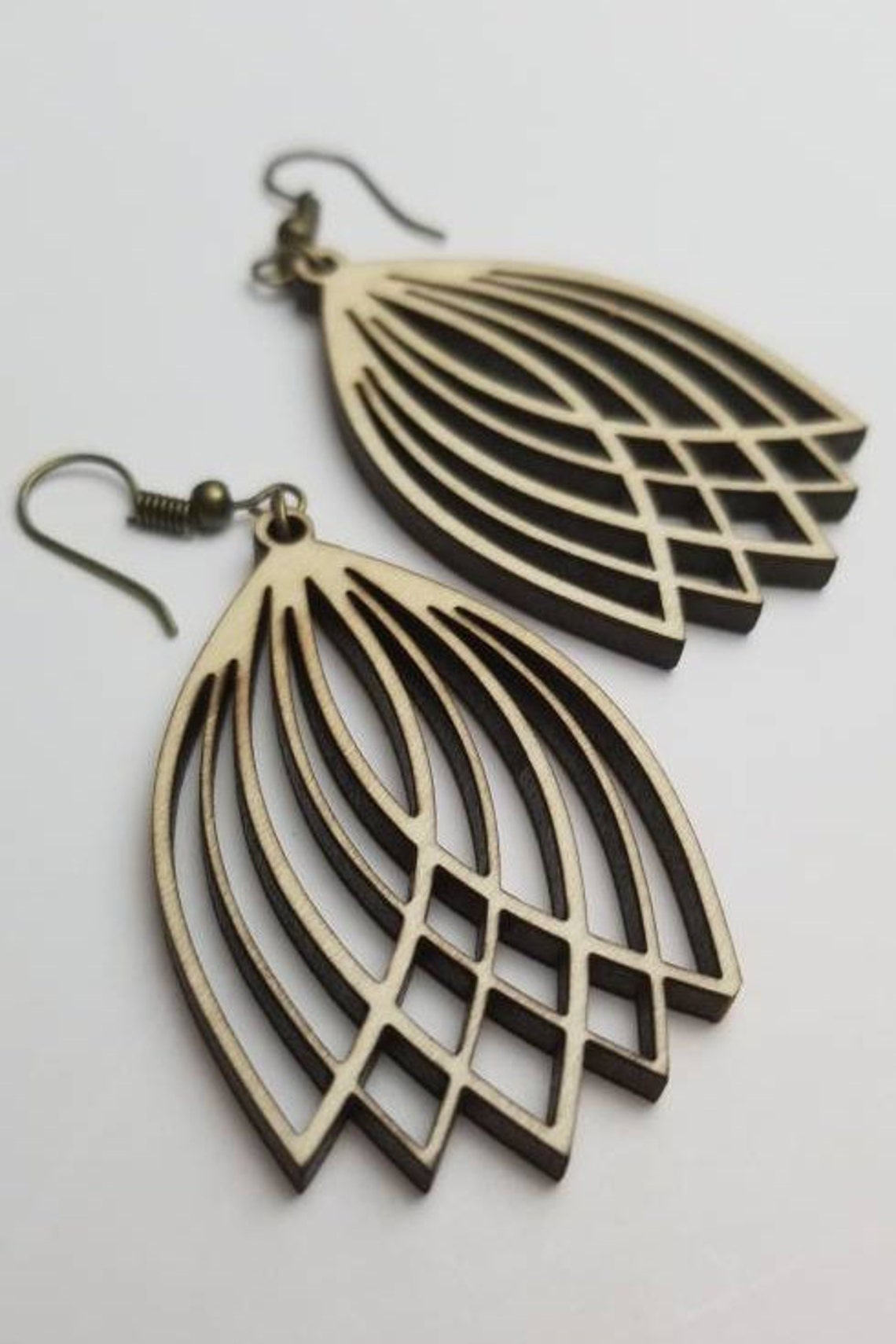 Wood Earring Laser Cut SVG / PDF / EPS File : Bundle 1 - Etsy