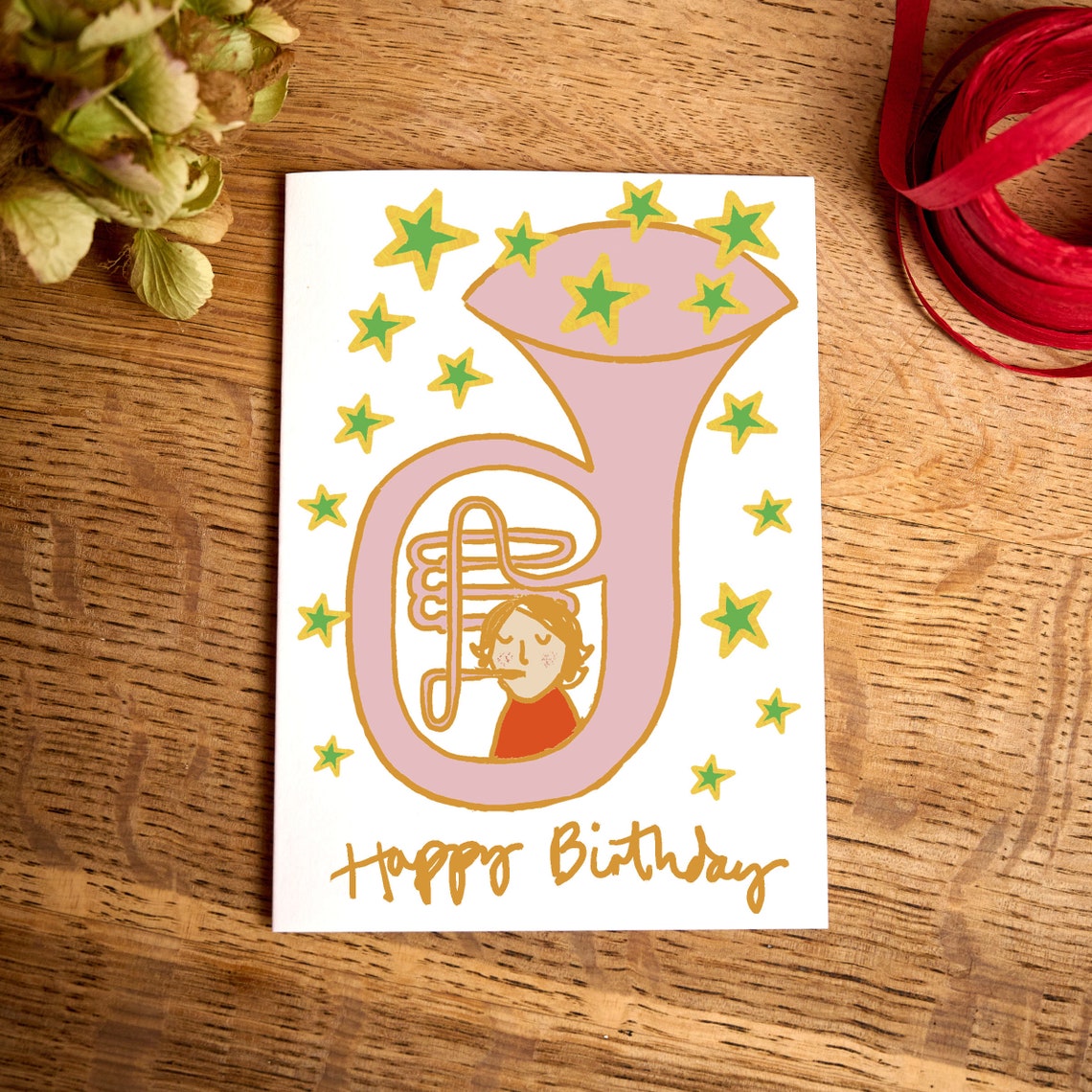 Funny Birthday Card /happy Birthday / Celebration / Trumpet | Etsy