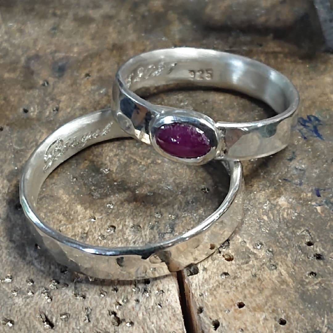 Wedding Rings Partner Rings - Etsy