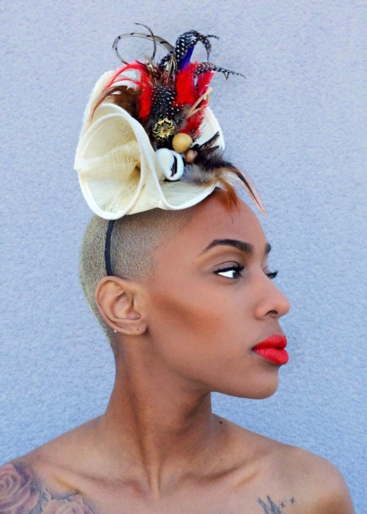Plume African Fascinator | Etsy