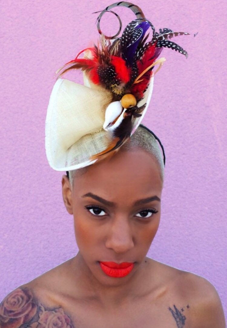 Plume African Fascinator | Etsy