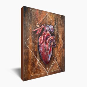 Mushroom Heart Art Print - Etsy