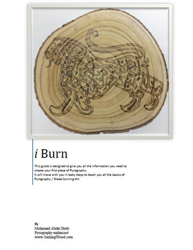 Quick Guide for Pyrography / Wood Burning Art . PDF File Plus Video ...