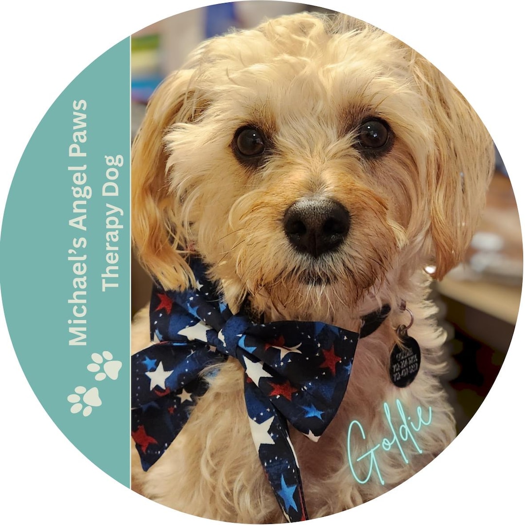 Therapy Dog Stickers - Etsy