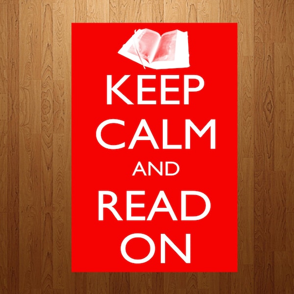 Keep Calm and Read - Etsy
