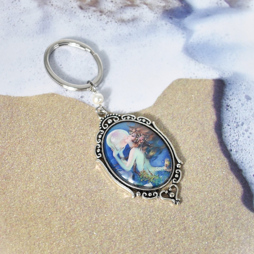 Mermaid Key Ring - Vintage Mermaid Key Holder - Housewarming Gift ...