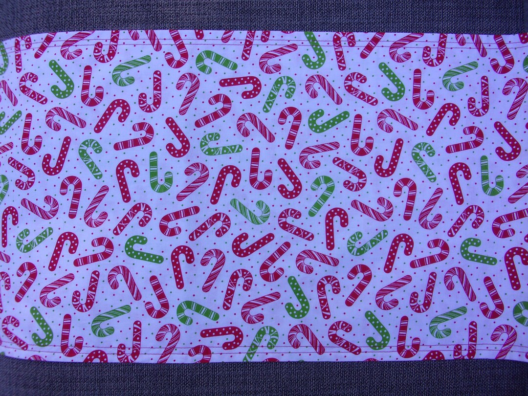 Candy Cane Table Runner, Holiday Table Runner, Kids Holiday Table ...