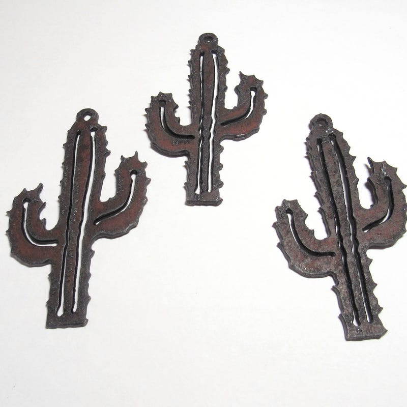 Rusted Iron Charm - Etsy