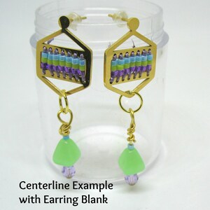 Centerline Beadable Gold Plated Connector Link 15x23mm Bead, Charm ...