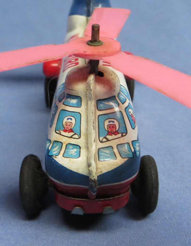 Rare HTF 1950s Yoshi Tin Litho Friction Whirly Bird Helicopter - Etsy