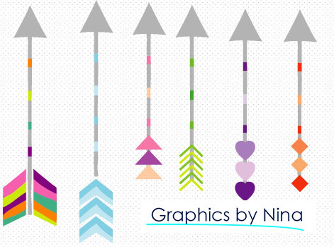 INSTANT DOWLOAD Arrows Clipart Scrapbook for Personal and Commercial ...