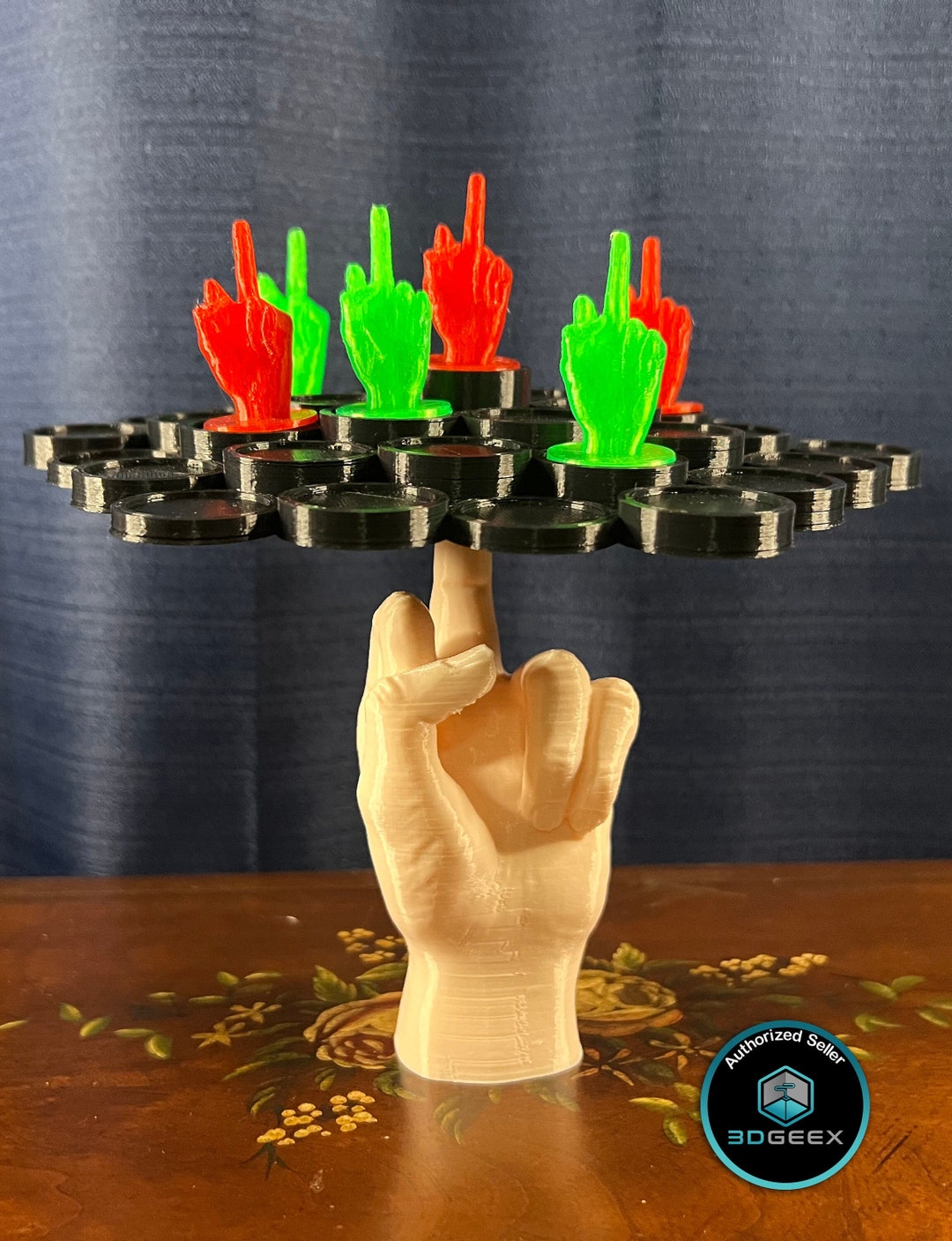 Middle Finger Balance Game pick Your Colors - Etsy
