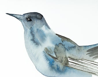 Catbird Painting - Etsy