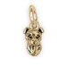 Pit Bull Jewelry 14k Gold Handmade Pit Bull Charm PT1-CG - Etsy