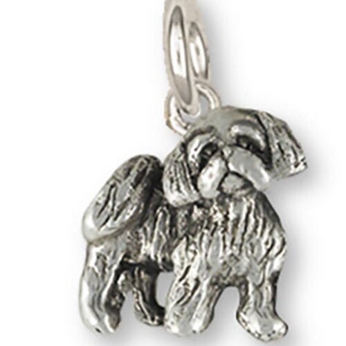 Shih Tzu Jewelry Shih Tzu Charm Handmade Sterling Silver Dog - Etsy