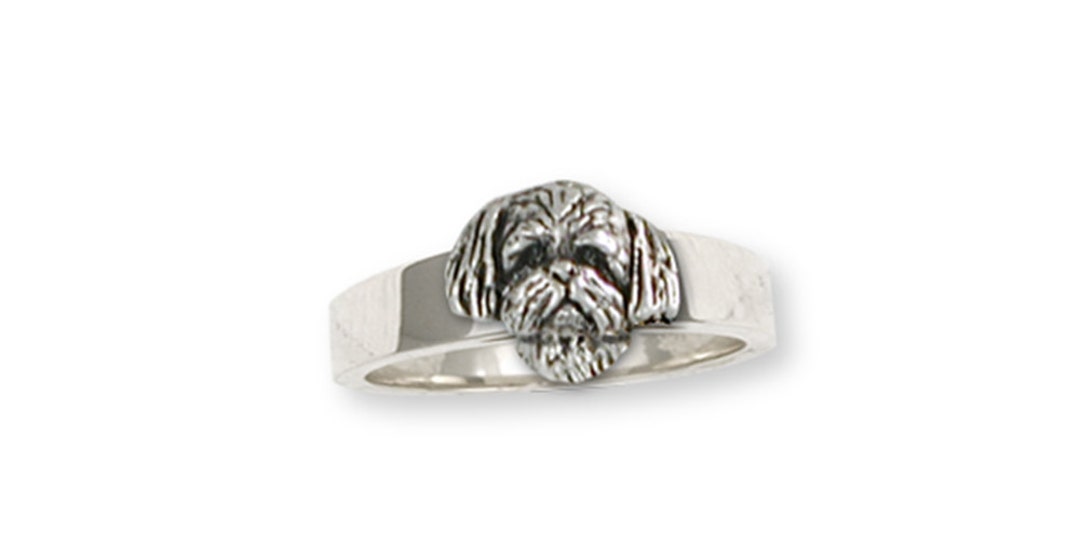 Shih Tzu Jewelry Shih Tzu Ring Handmade Silver Shih Tzu Jewelry SZ21H-R ...