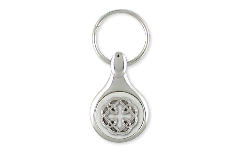 Celtic Knot Father and Daughter Cross Key Ring Jewelry Handmade MFC2-KR ...