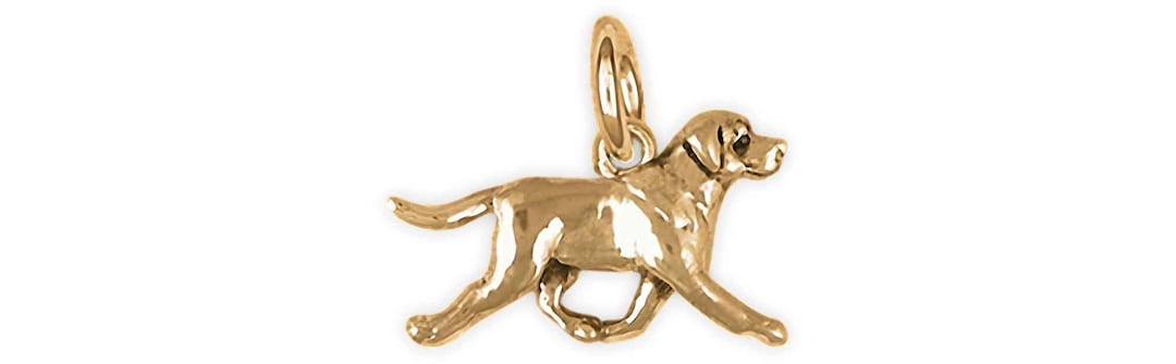 Labrador Retriever Jewelry 14k Gold Handmade Labrador Charm LB93X-CG - Etsy