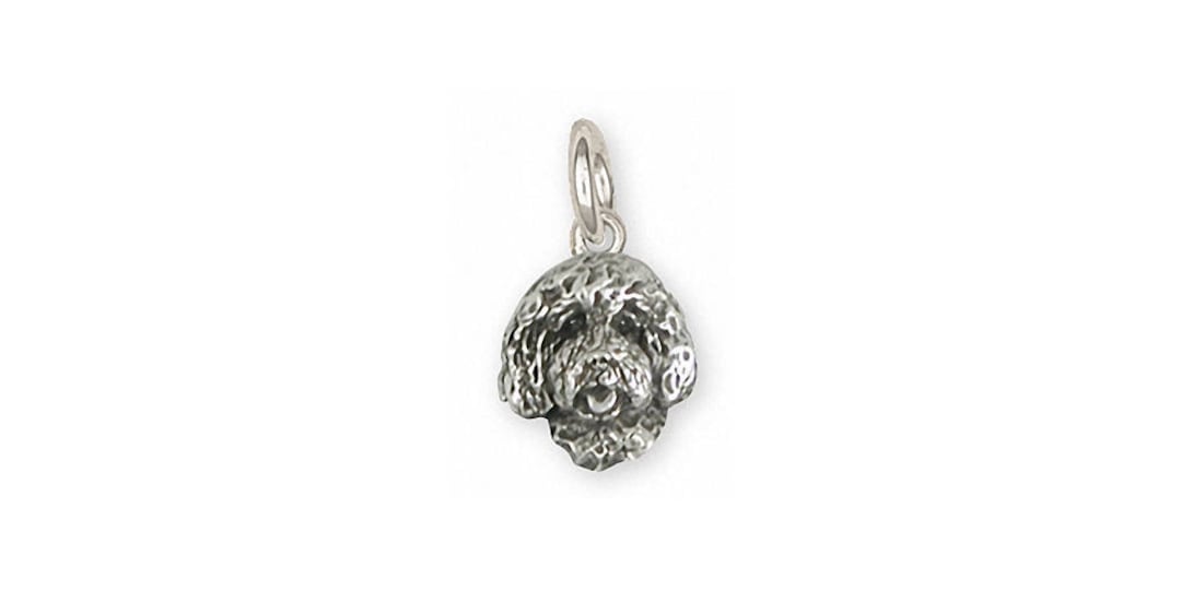 Labradoodle Jewelry Labradoodle Charm Jewelry Sterling Silver Handmade ...