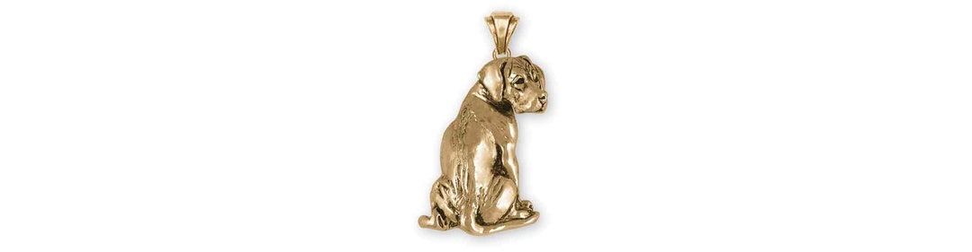 Rhodesian Ridgeback Jewelry 14k Gold Handmade Rhodesian Ridgeback ...