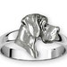 Great Dane Jewelry Sterling Silver Handmade Great Dane Ring GDL17H-R - Etsy