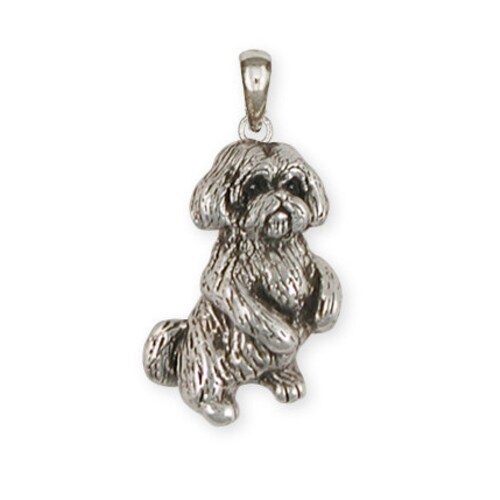 Shih Tzu Jewelry Silver Shih Tzu Charm Jewelry SZ21-C - Etsy