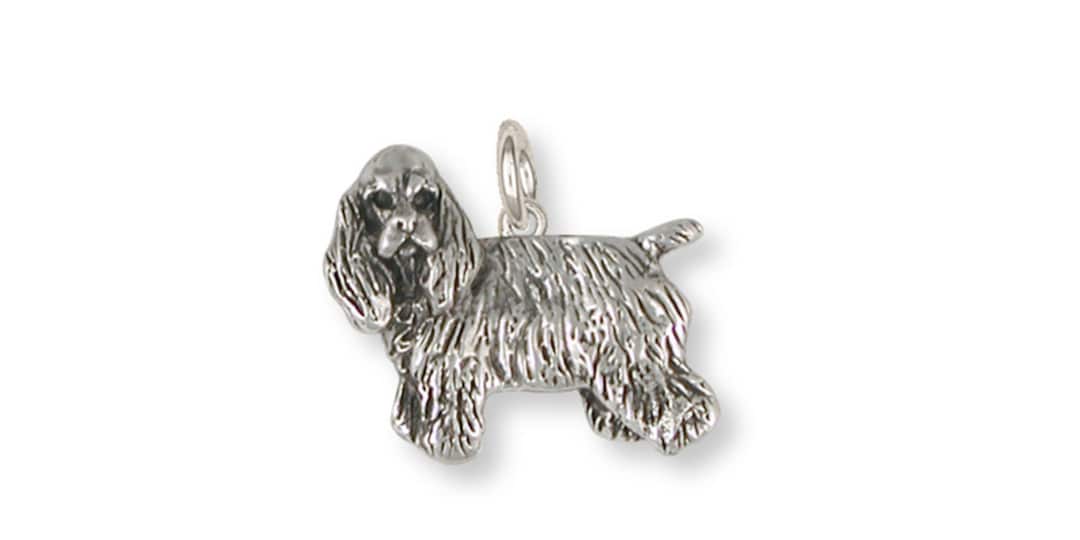 Cocker Spaniel Jewelry Cocker Spaniel Charm Handmade Sterling Silver ...
