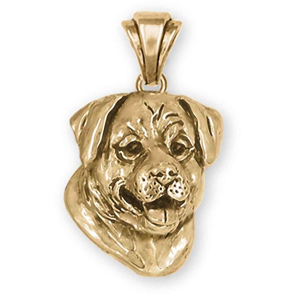 Rottweiler Pendant - Etsy